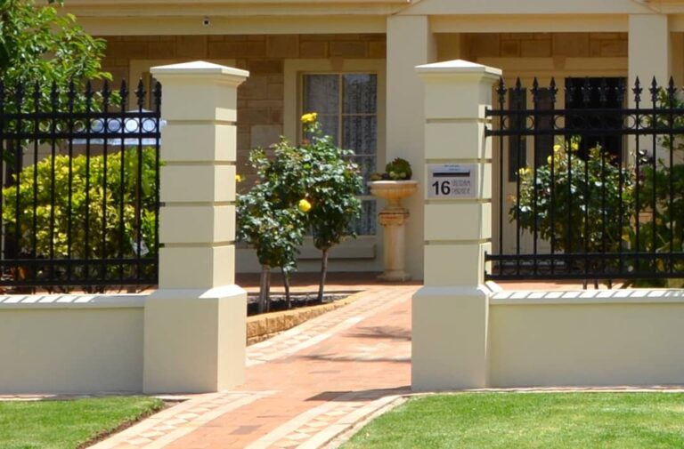 How a Pillar Fence Makes a Home – The Small Details Count - CastStone